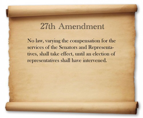 Heard of the 27th Amendment? Congress Just Violated It... Again - Life ...